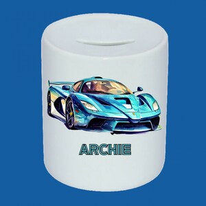 Money Box, Personalised Money Box, Coin Bank, Car Money Box, Piggy Bank ...
