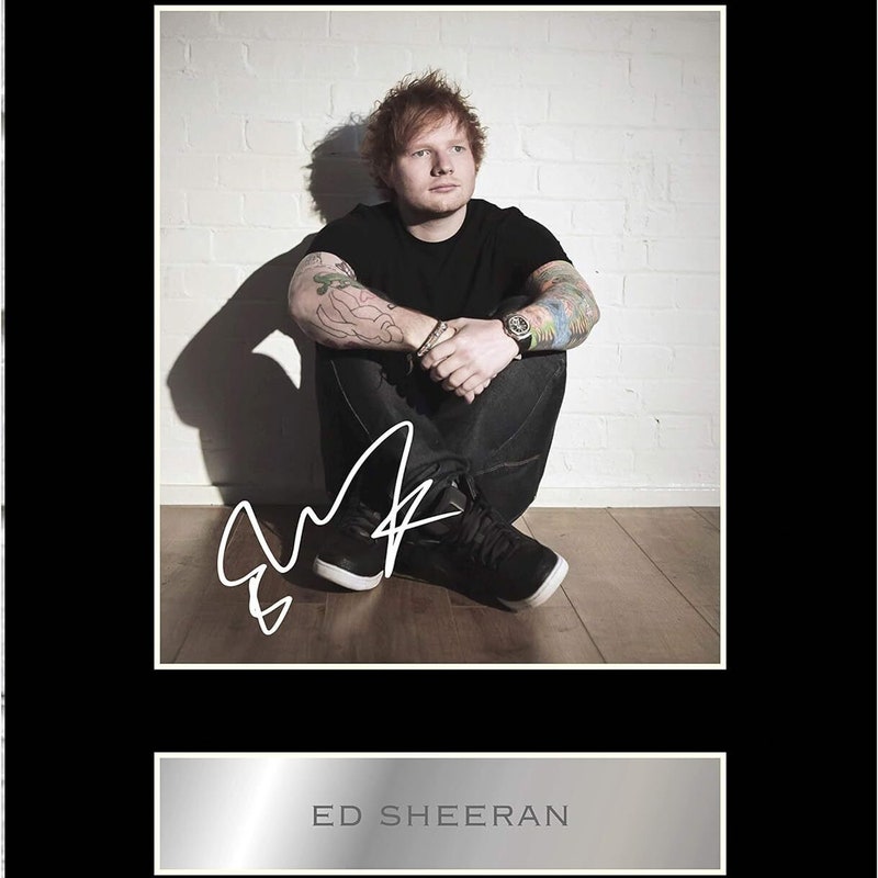 Ed Sheeran Autograph - Etsy