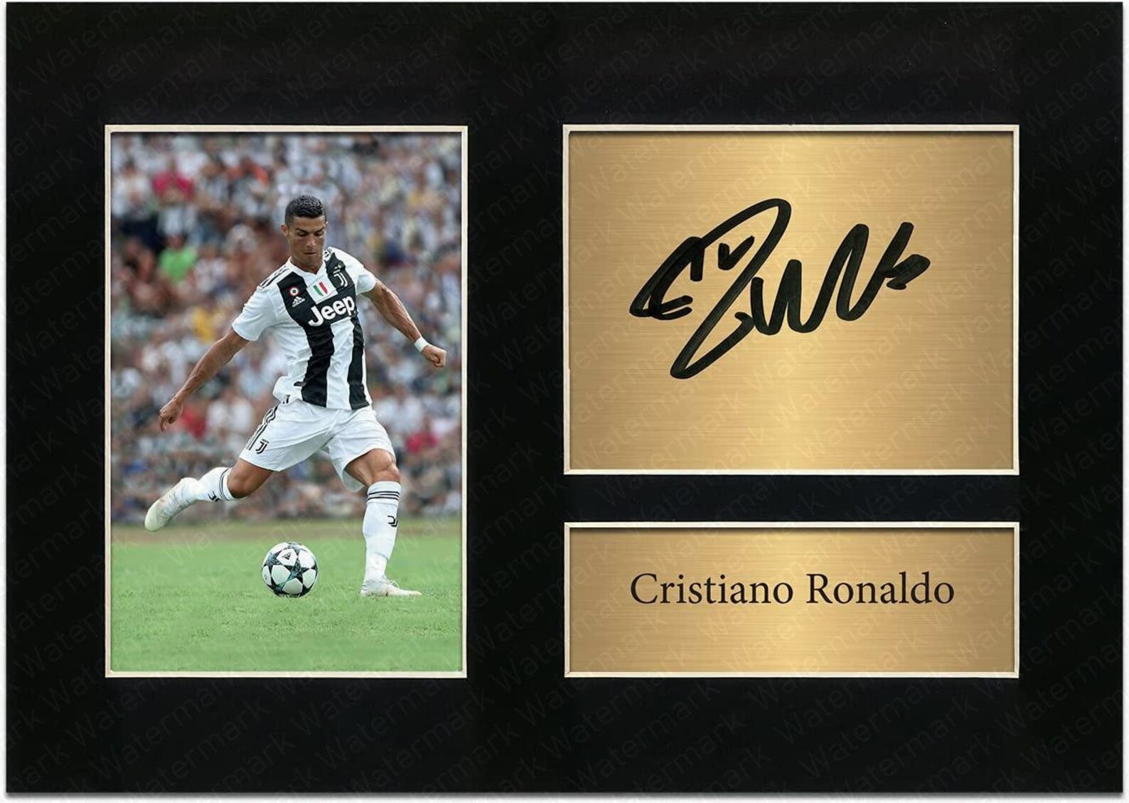 Cristiano Ronaldo Juventus Signed Limited Edition Pre Printed ...