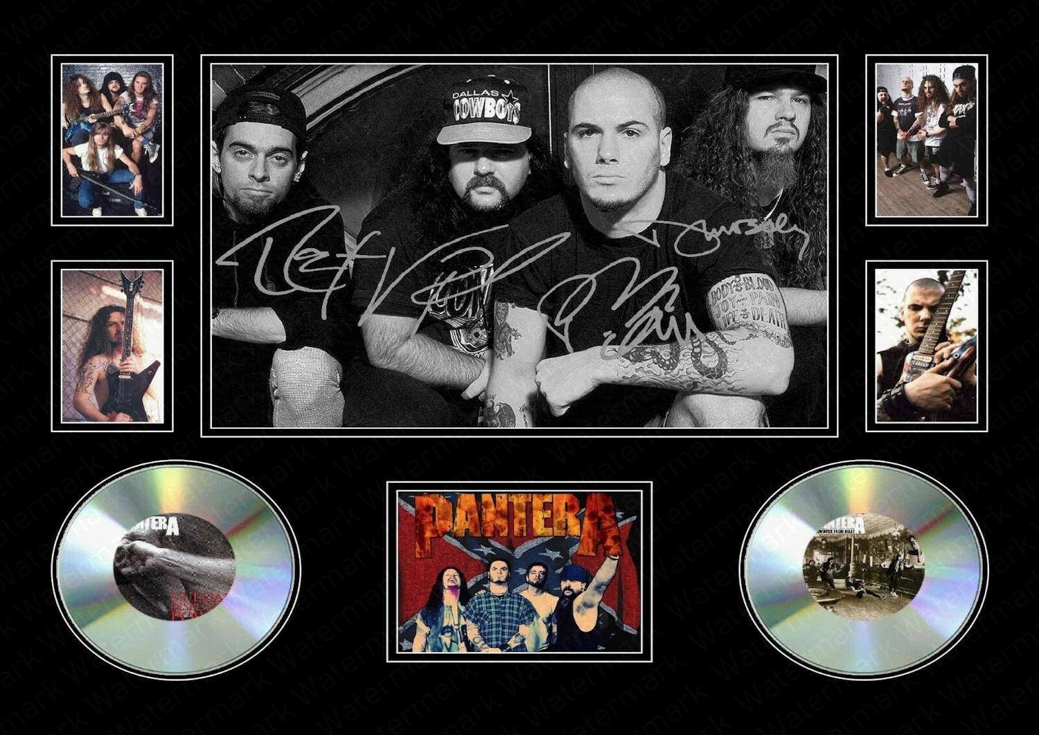 301303 PANTERA DIMEBAG DARRELL A4 Signed Limited Edition Pre Printed ...