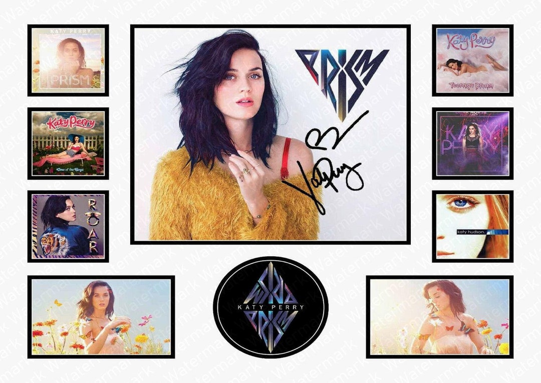 301381 KATY PERRY A4 Signed Limited Edition Pre Printed Memorabilia ...