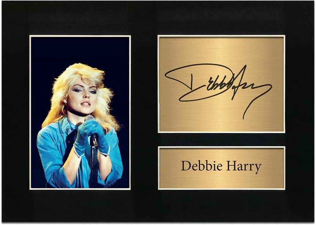Debbie Harry A4 Signed Limited Edition Print Memorabilia Poster Framed ...