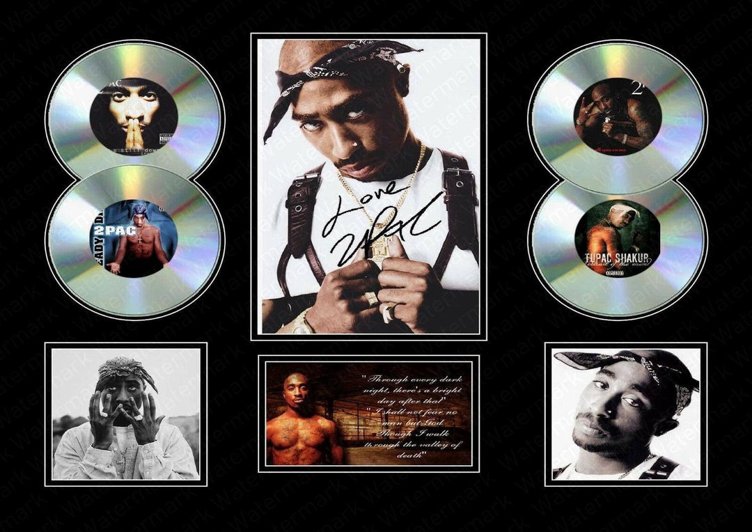 301320 TUPAC A4 Signed Limited Edition Pre Printed Memorabilia Photo ...