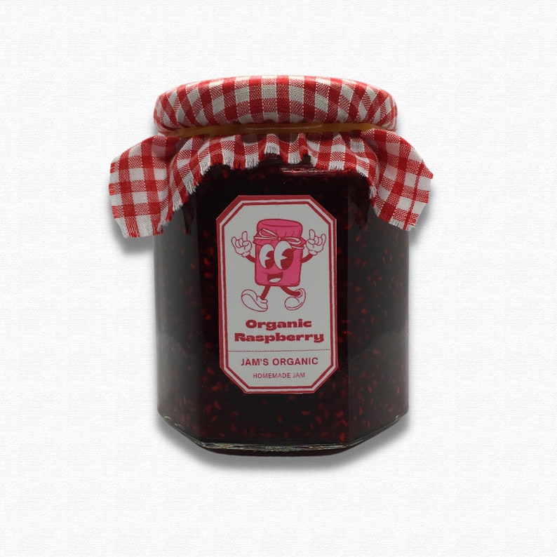 Organic Raspberry Jam - Etsy