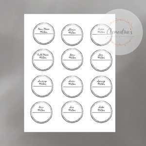 Moon Water Label, Moon Water, Full Moon, Magical Waters, Printable ...