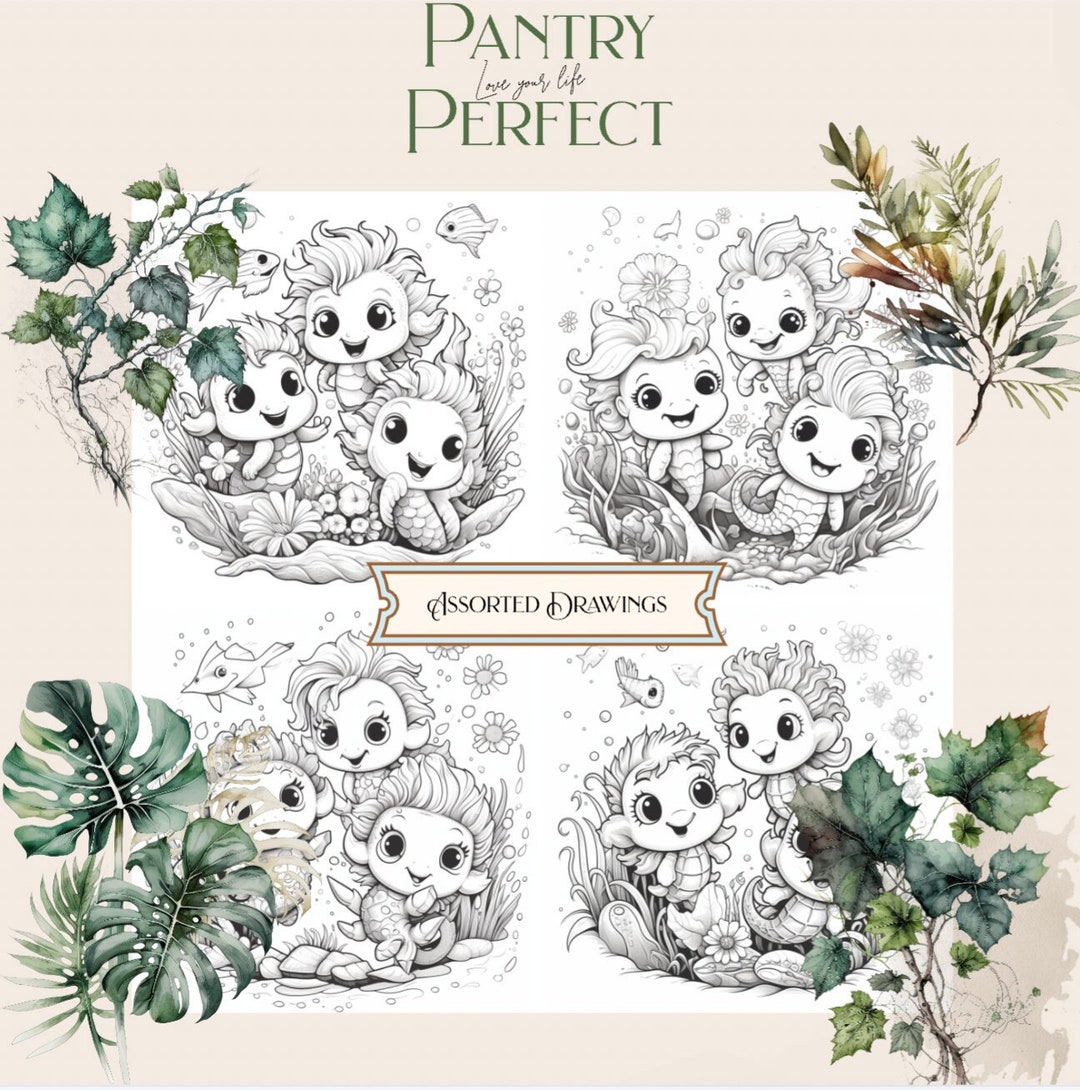 Assorted Drawing Clip Art Template, Sticker, Labels Set - Etsy