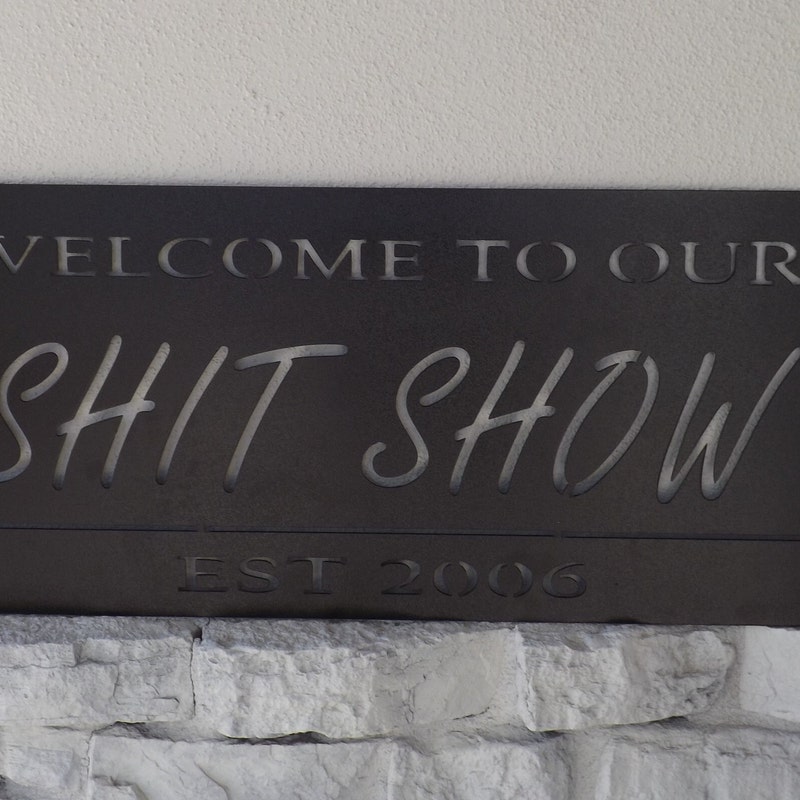 Funny Welcome Sign - Etsy