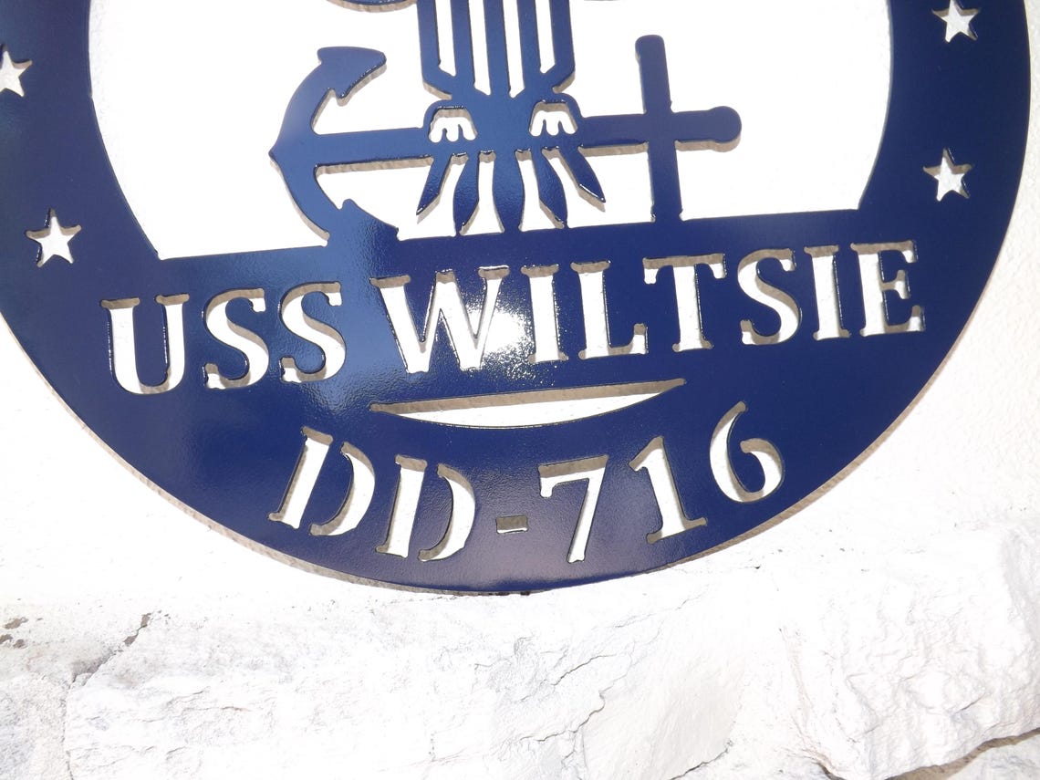 US Navy Personalized Gift, Retired or Veteran, Navy Wall Art, Metal ...
