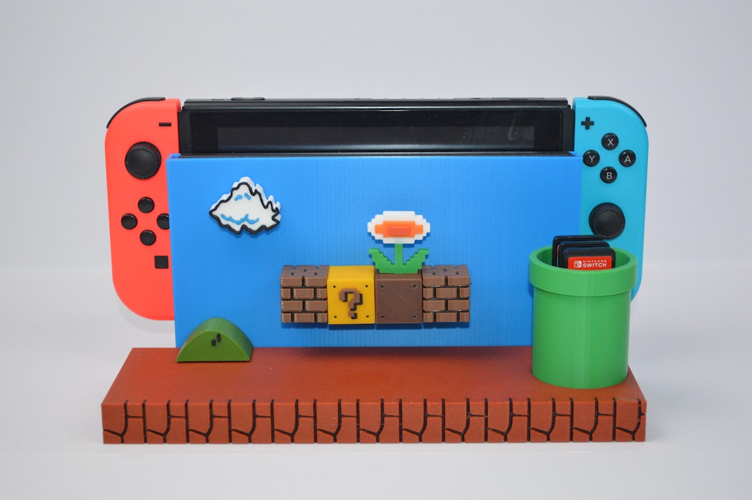 8-bit Mario Themed Switch Dock Cover - Etsy