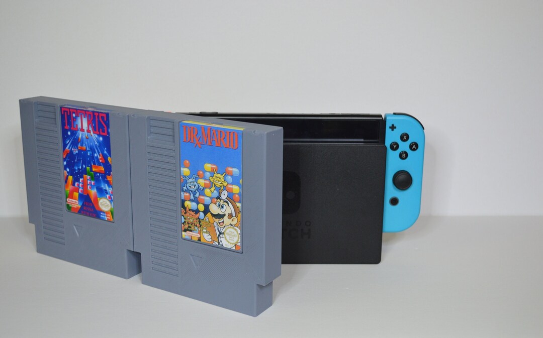 NES Cartridge Switch Dock Cover tetris and Dr. Mario - Etsy