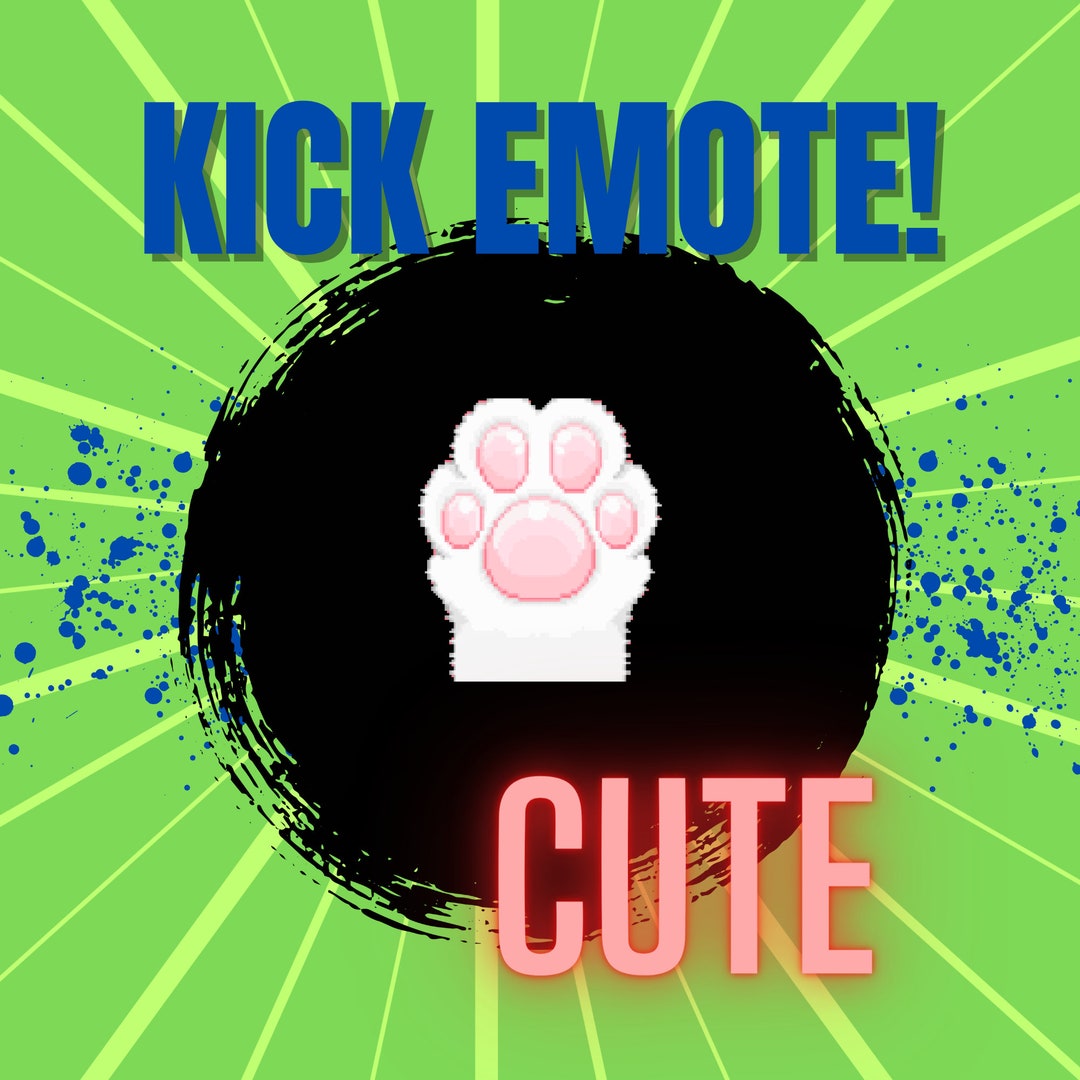Animated Kitty Paw Emote Perfect for Kick Streamers - Etsy