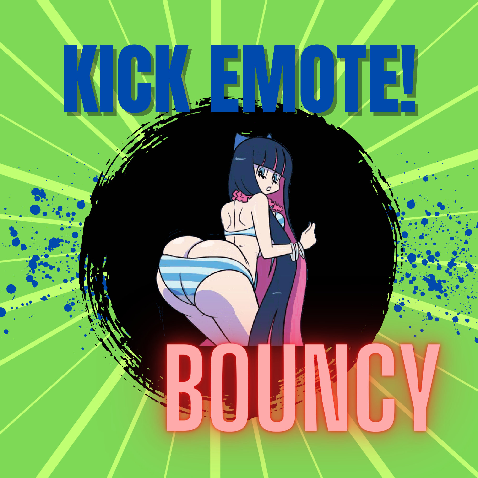 Spicy Bikini Bouncing Twerking Booty, Animated Emoji GIF for Kick! - Etsy