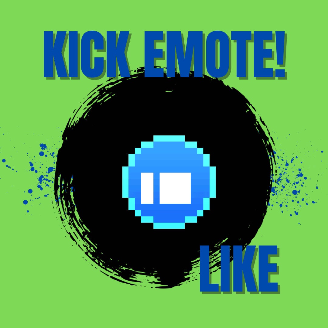 Blue Thumbs up Emoji Animated Emote for Kick Streamers - Etsy Hong Kong