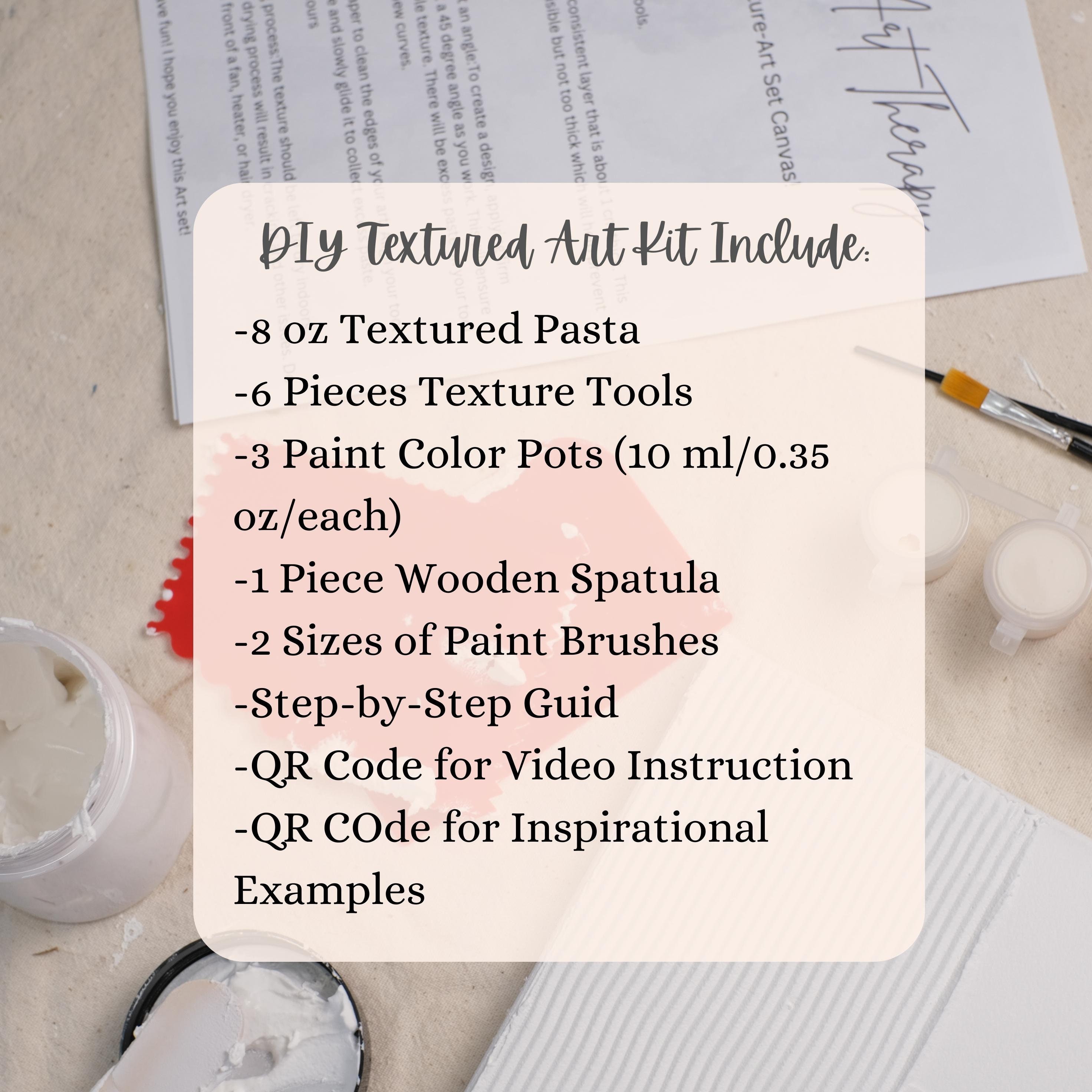 DIY Gift Kit,textured Art Set,gift Box Kit,art Gift Box,plaster Art Set ...