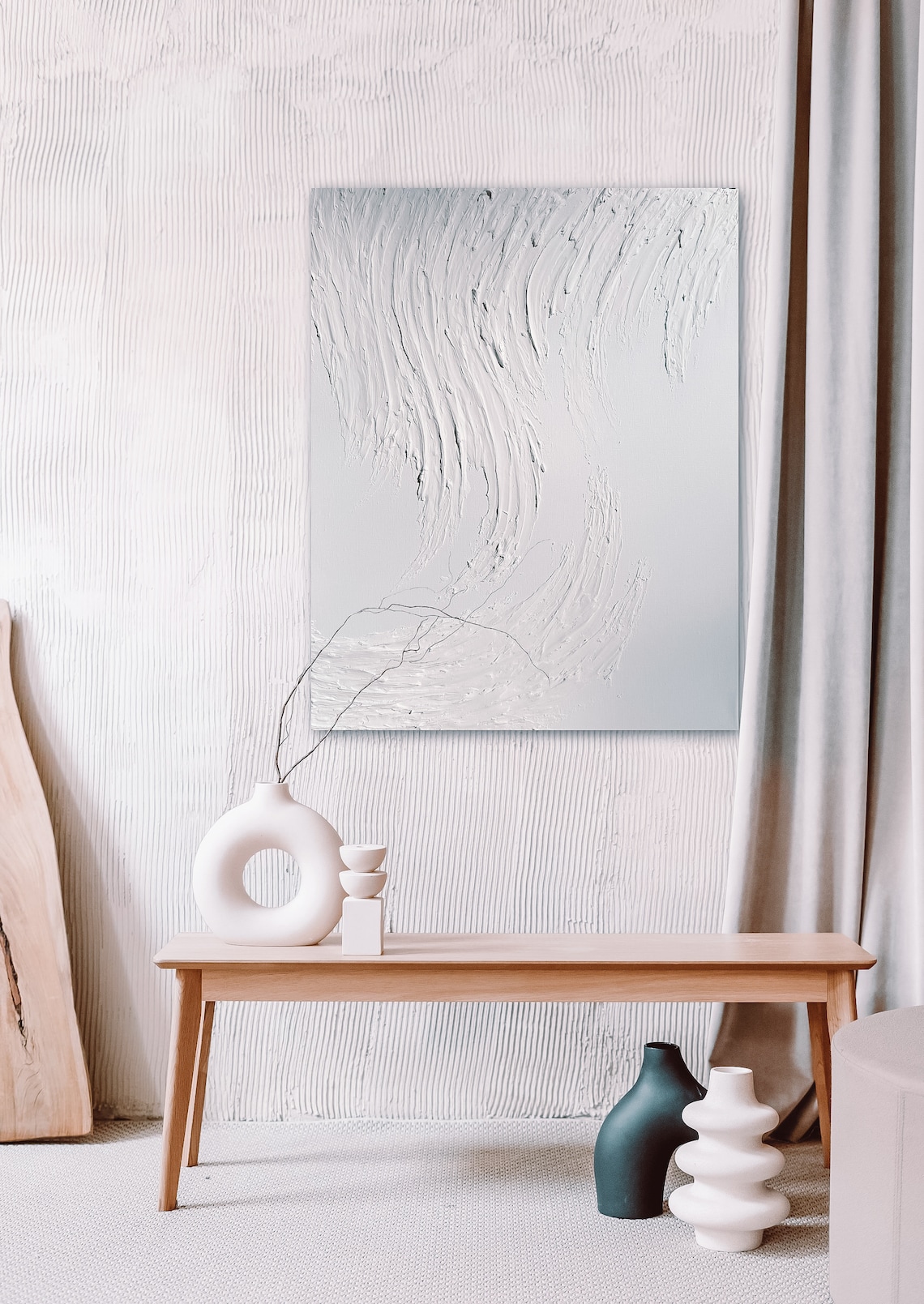 Textured Wall Art Decor, Plaster Wall Decor, Home, Wall Decor - Etsy