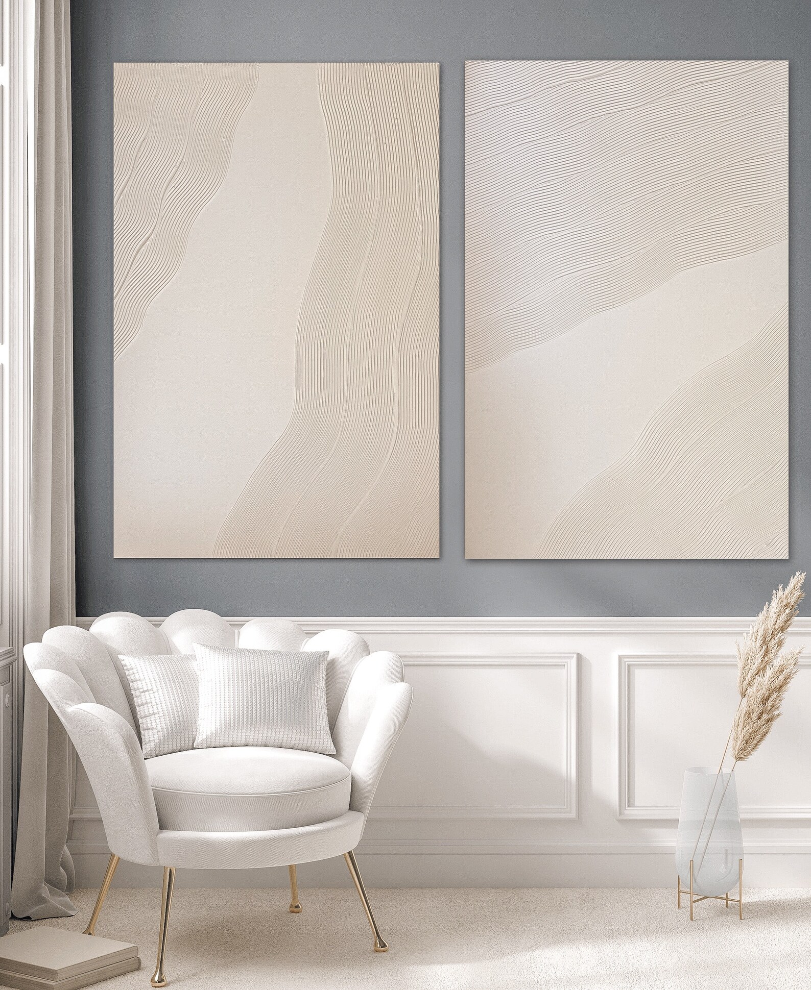 Textured Wall Artcanvas Plaster Artcanvas Art home - Etsy