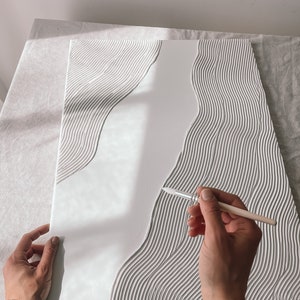 Textured Wall Art,canvas Plaster Art,canvas Art, Home Decor, Textured ...