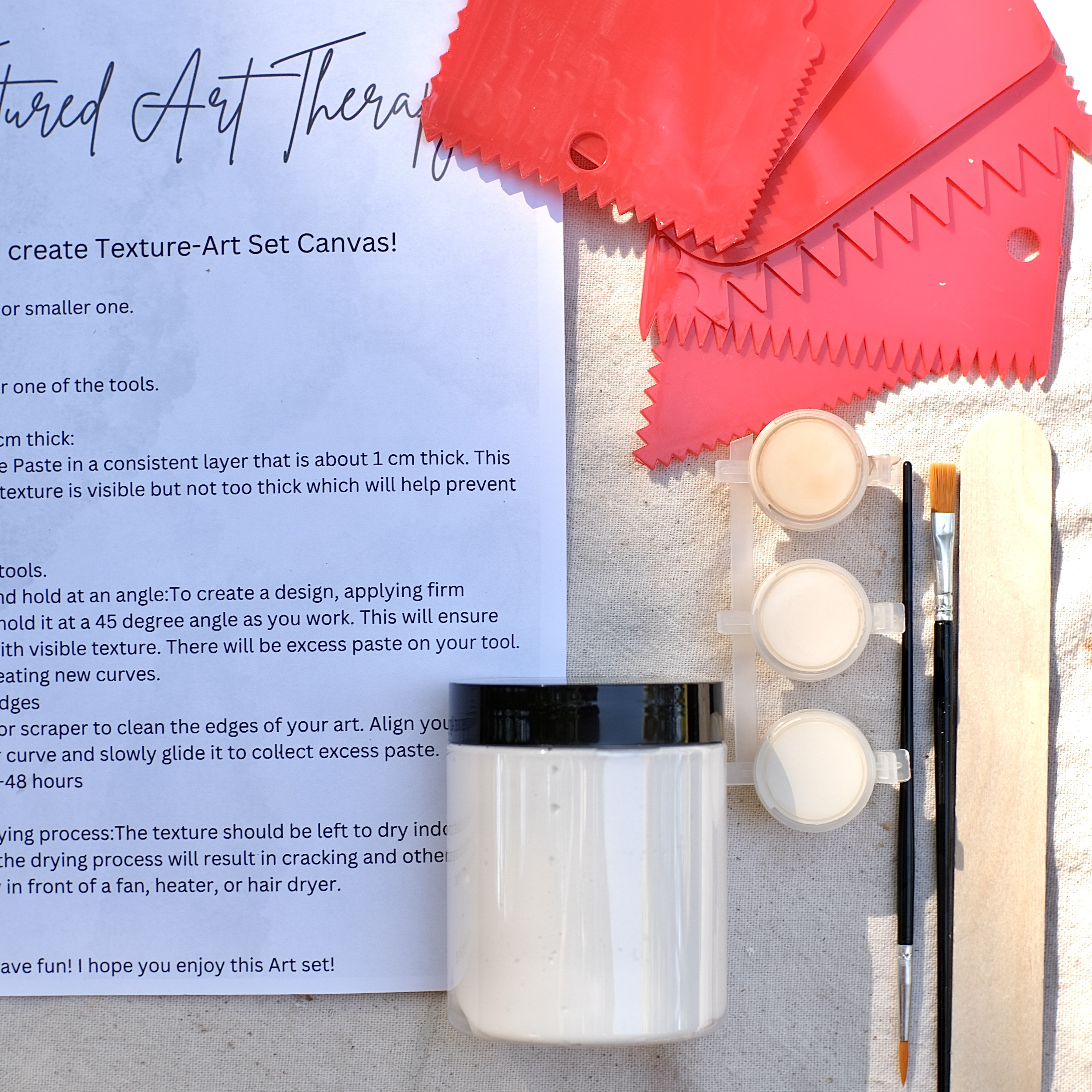 DIY Gift Kit,textured Art Set,gift Box Kit,art Gift Box,plaster Art Set ...