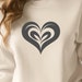 Love Heart SVG T-shirt Design - 5 Different Hearts Png and Pdf Cut ...