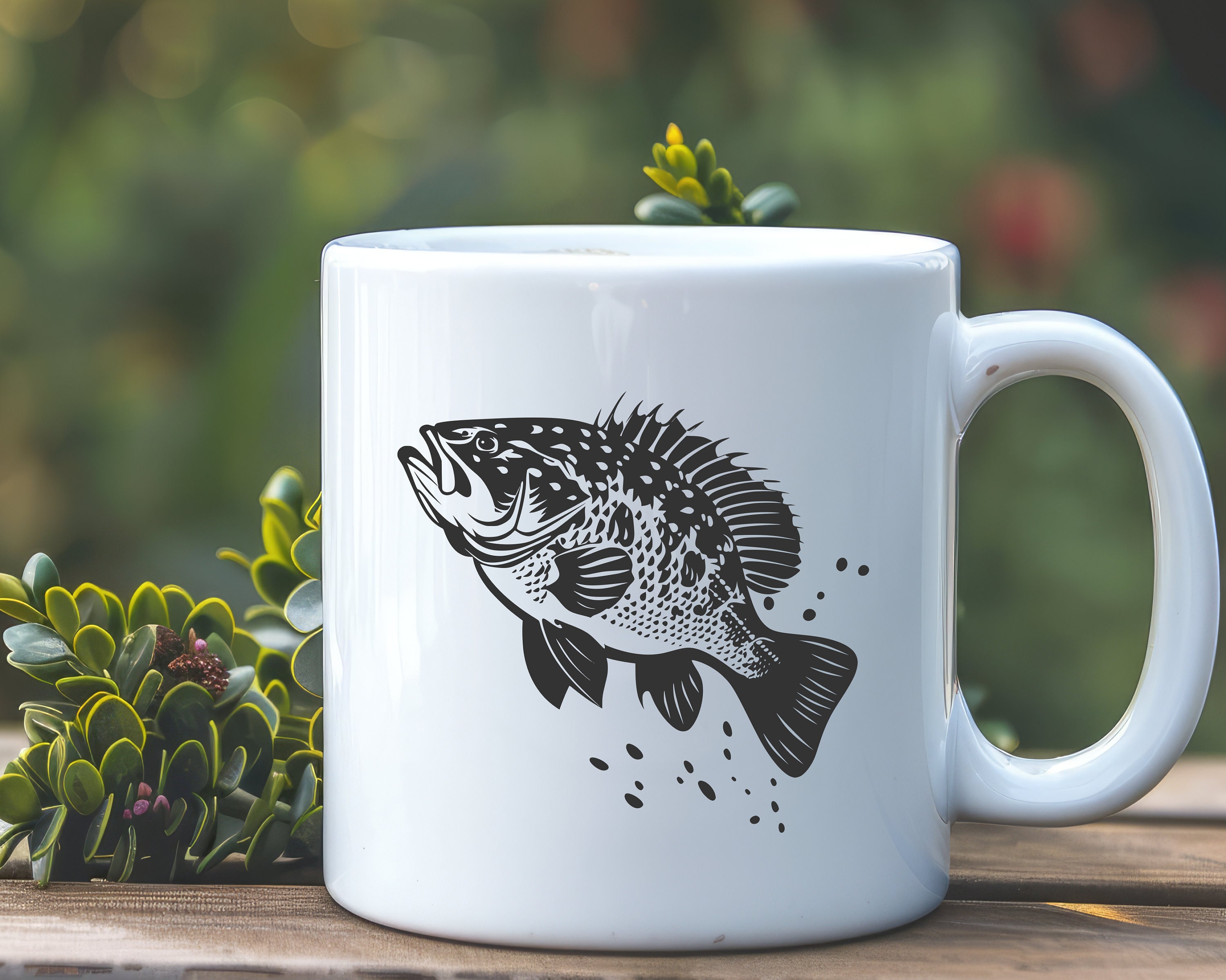 Crappie SVG Fish PNG Jumping Game Fish Printable Digital Art, Fishman ...