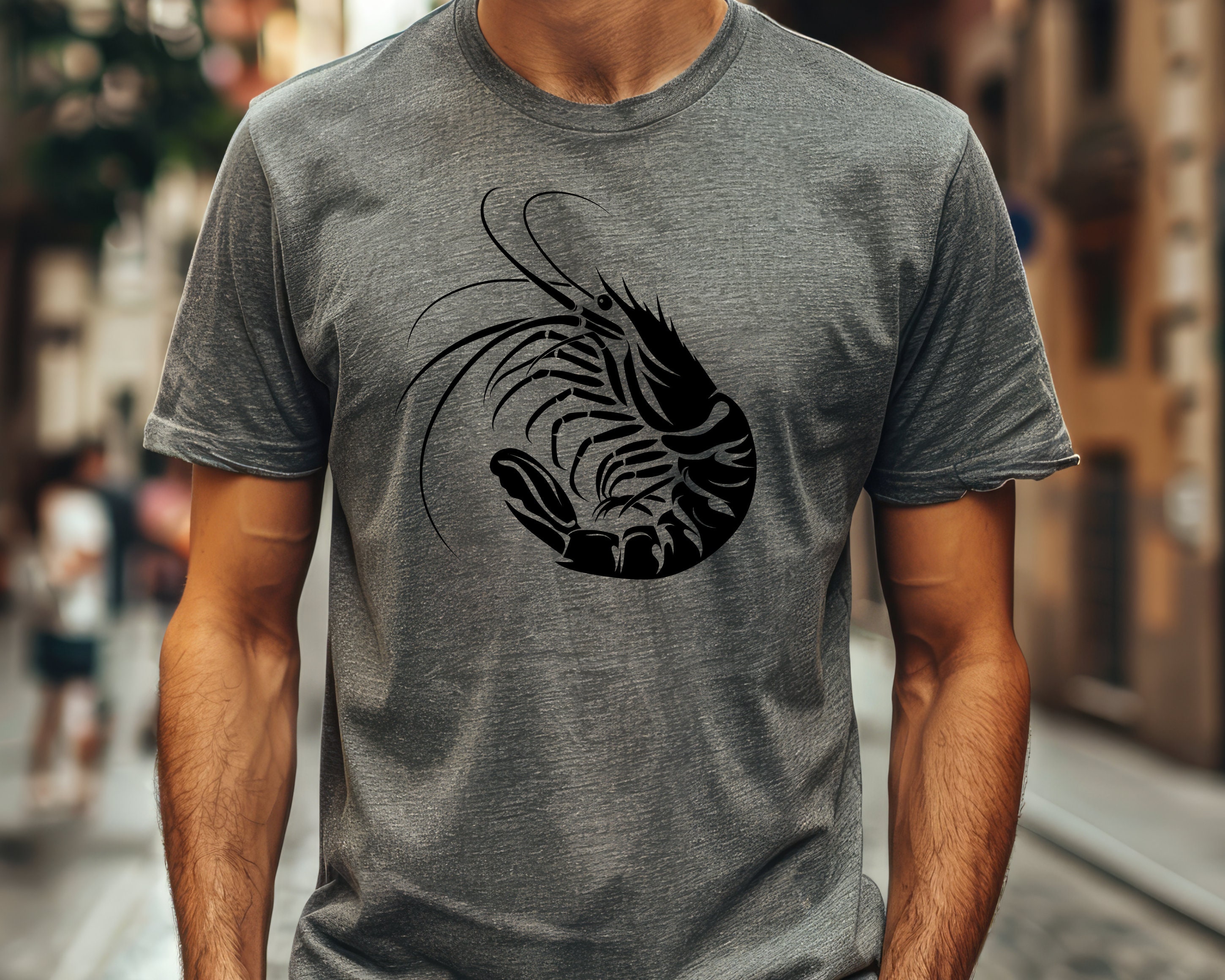 Shrimp SVG Prawn PNG Seafood Template for Digital Download, Sea ...