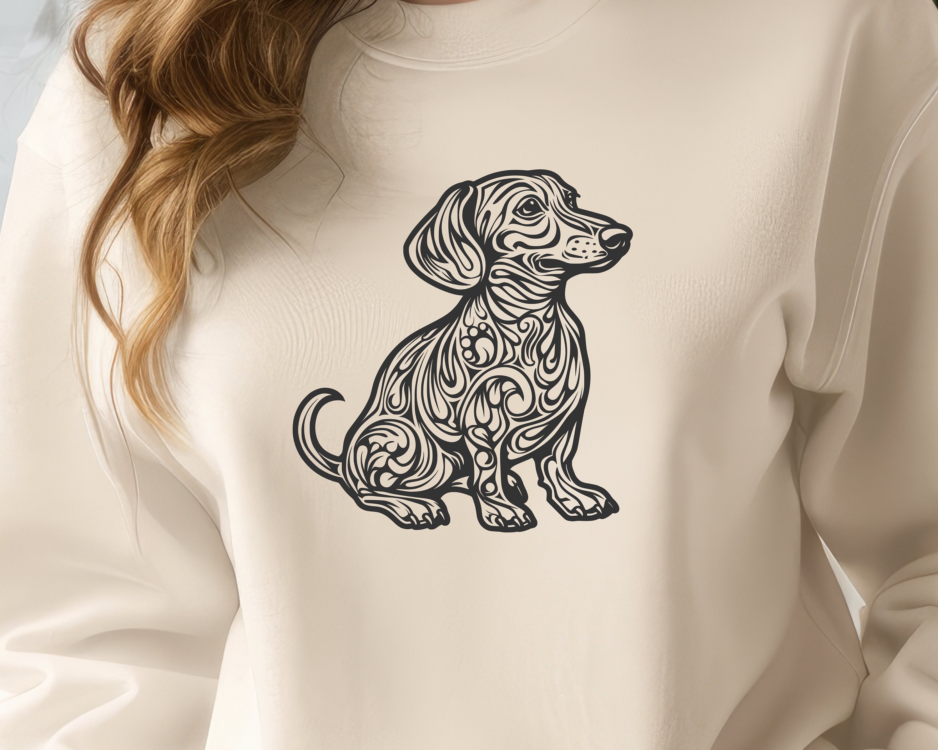 Dachshund SVG T-shirt Design 5 Different Dog Svg Cut Files. Pet Svg ...