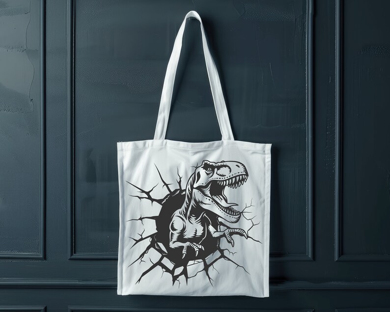 T Rex SVG Smash Dinosaur Clipart PNG, Printable T Rex Drawing for Print ...