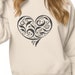 Love Heart SVG T-shirt Design - 5 Different Hearts Png and Pdf Cut ...