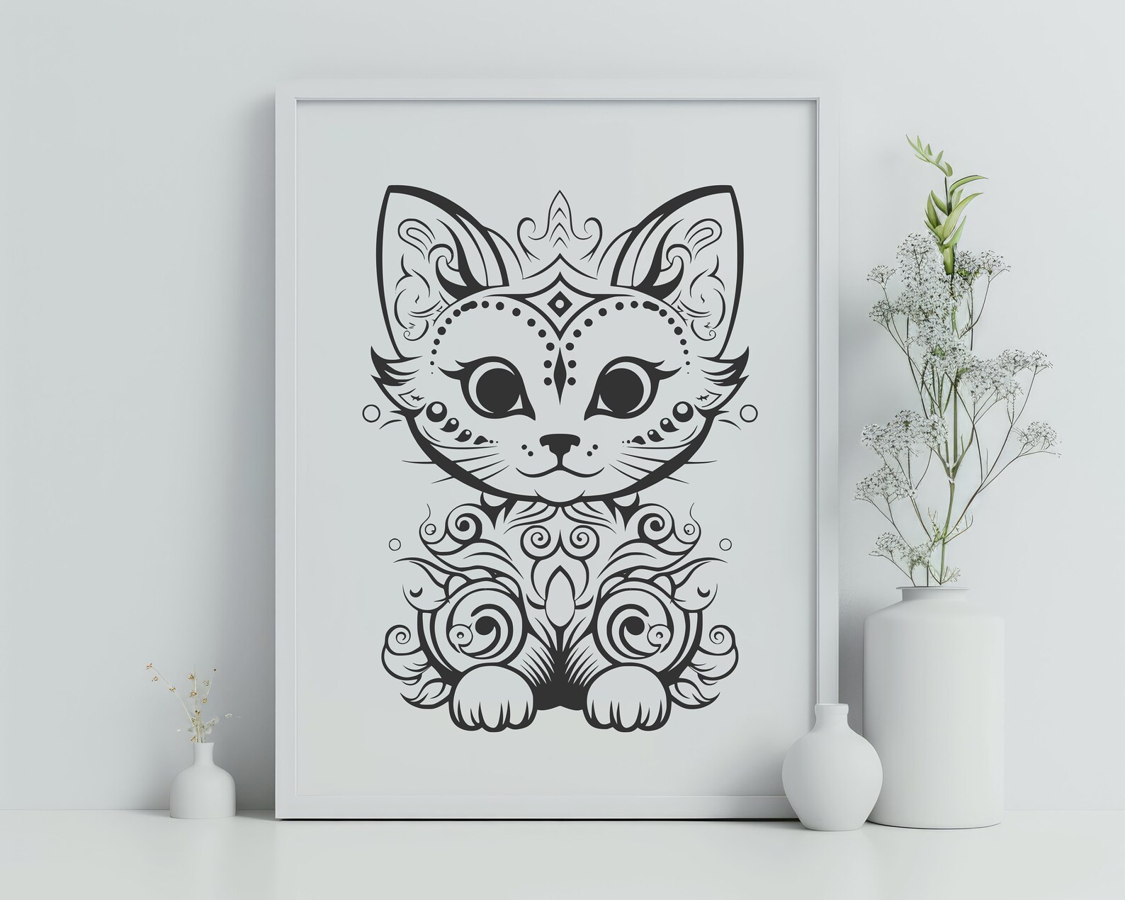 Kitten SVG Cat PNG Bundle, Digital Vector for Download, Printable Pet ...