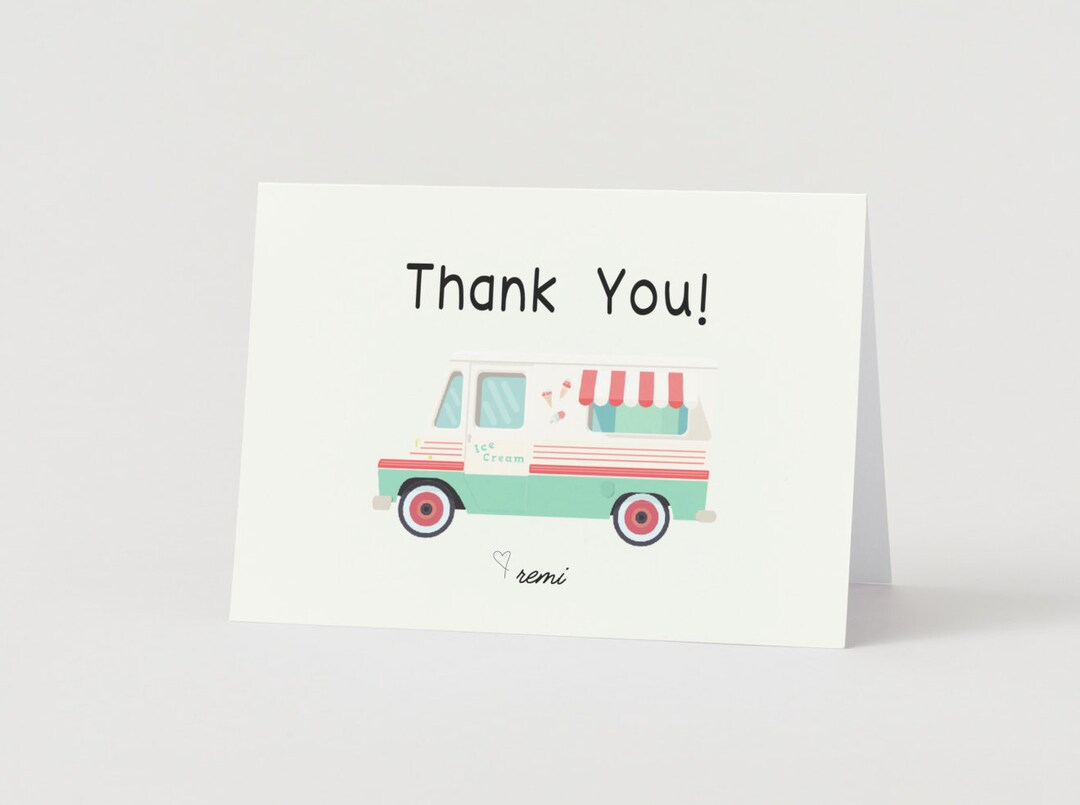 Ice Cream Thank You Cards, Sweet One Thank You Cards, Thank You Cards ...