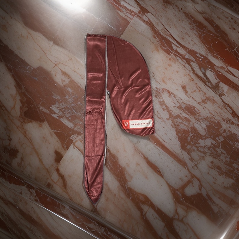 Maroon Custom Durag & Crown Patch Bundle - Etsy