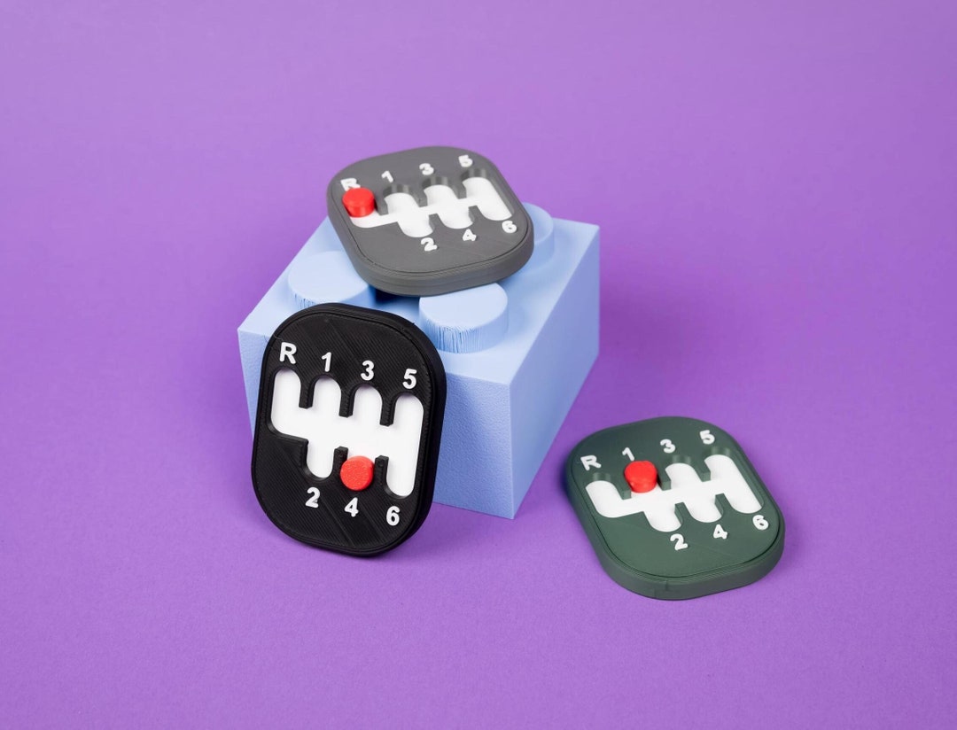 3D Printed Magnetic Gear Shift Fidget Toy - Manual Transmission ...