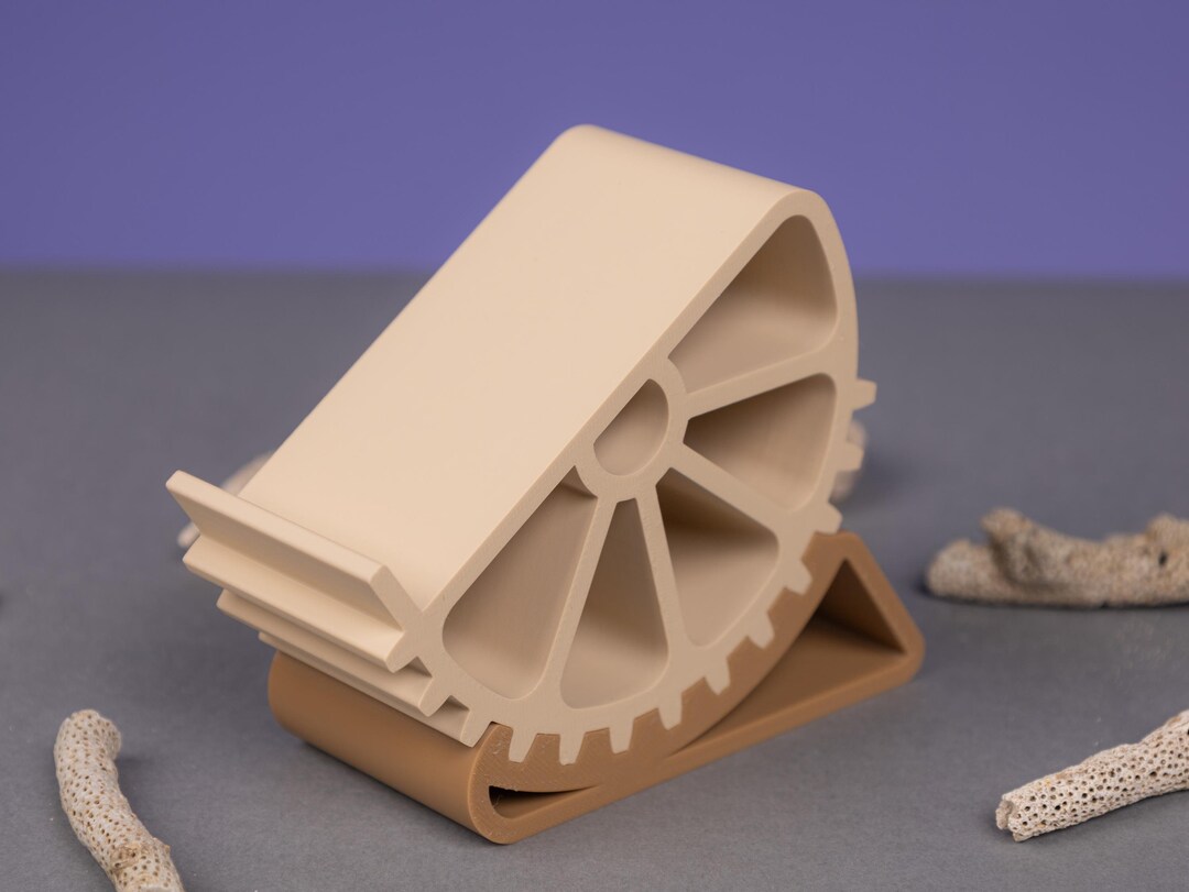 3D Model for Adjustable Angle Steampunk Style Phone Stand. Custom Phone ...