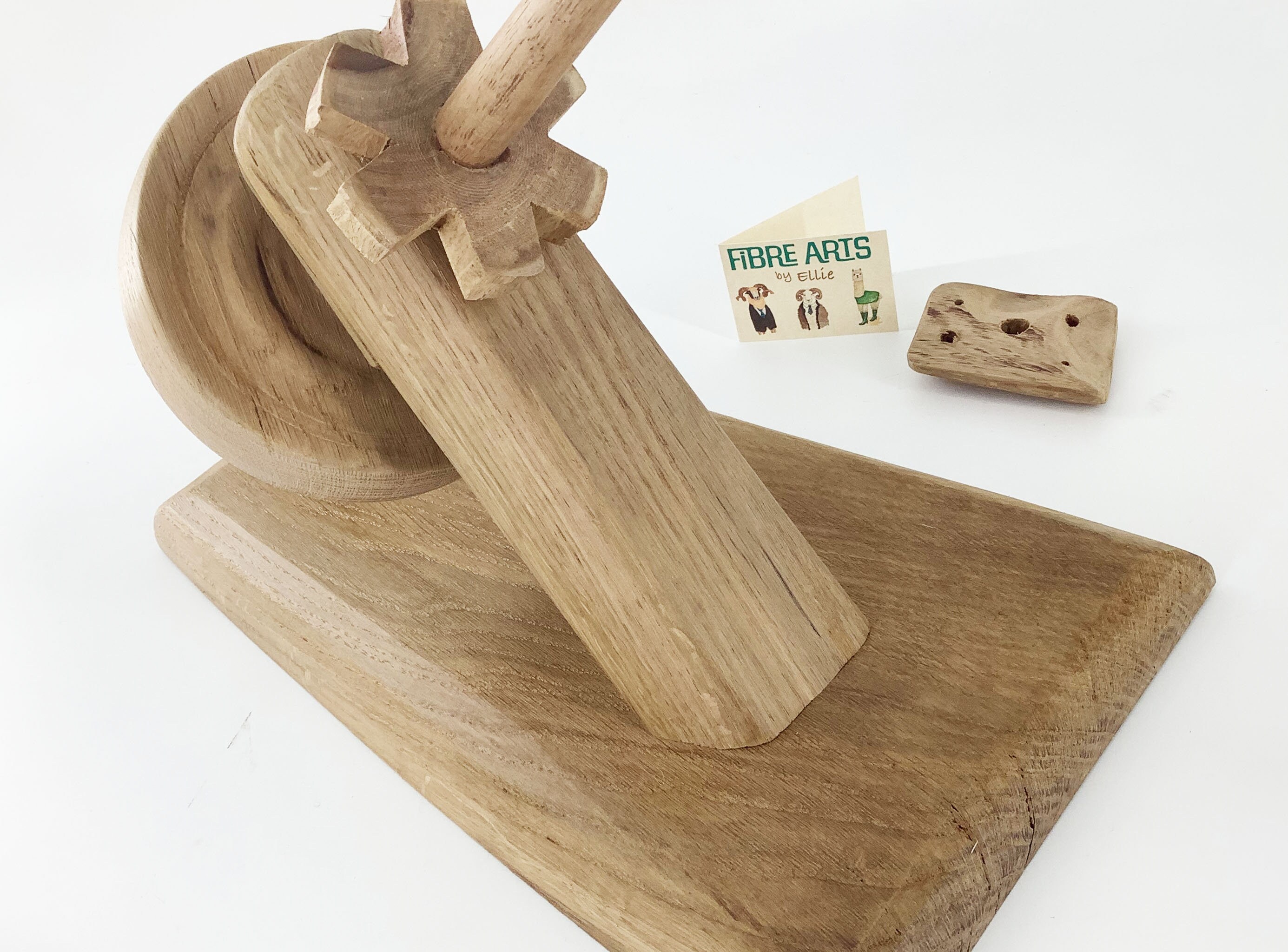 Kick Spindle in Chunky Aged Rustic English Oak - Etsy