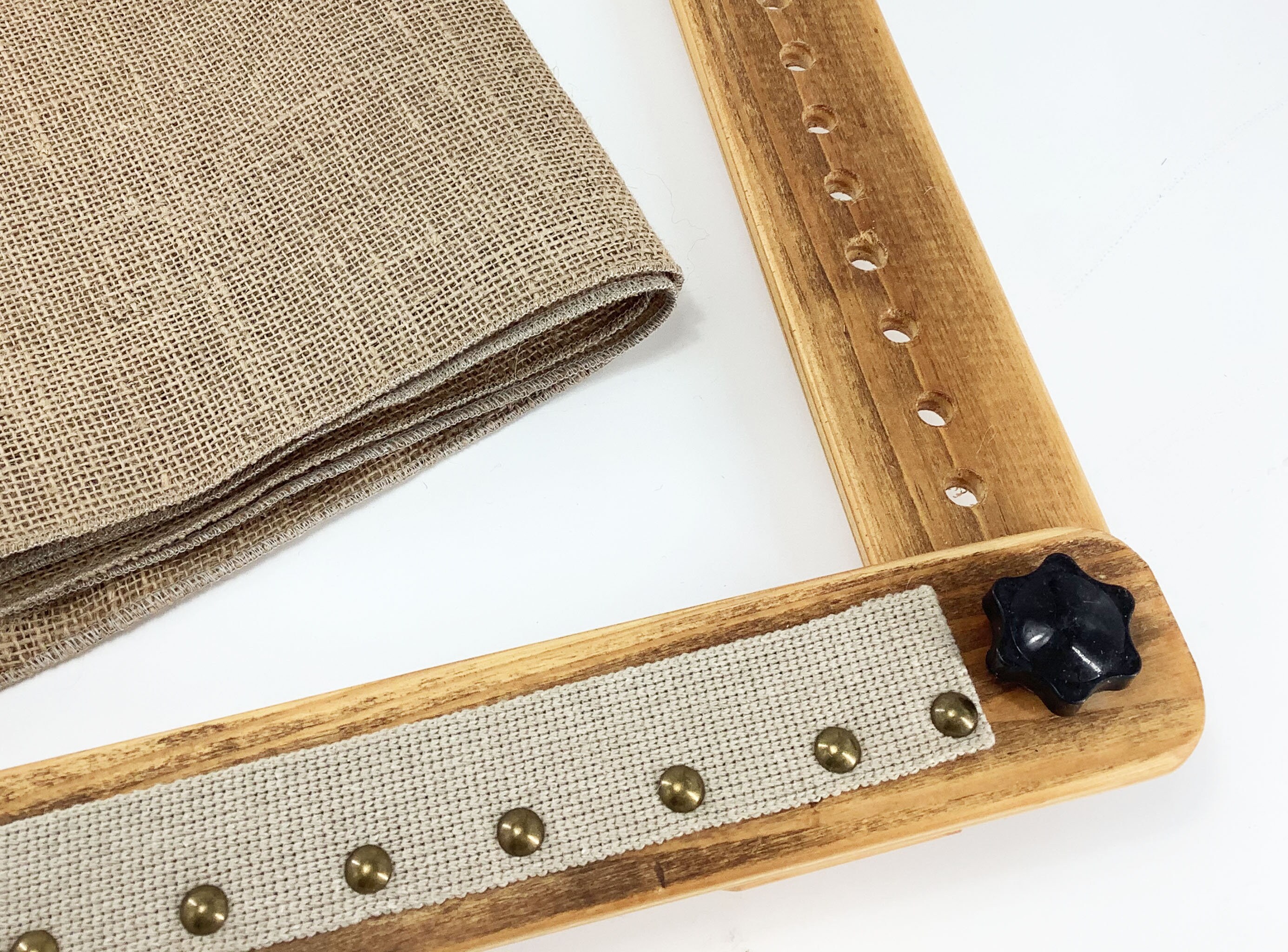 Large Punch Needle Frame Kit. 71cm Adjustable Traditional Rug Hooking ...