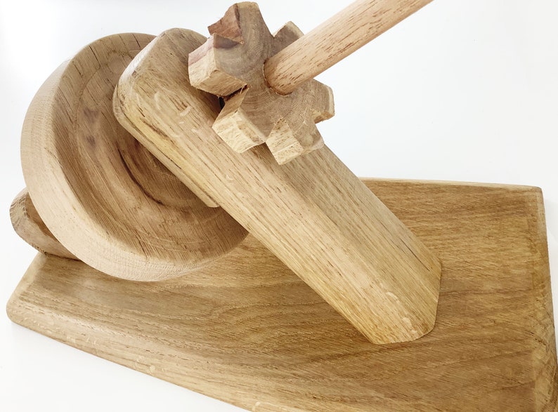 Kick Spindle in Chunky Aged Rustic English Oak - Etsy