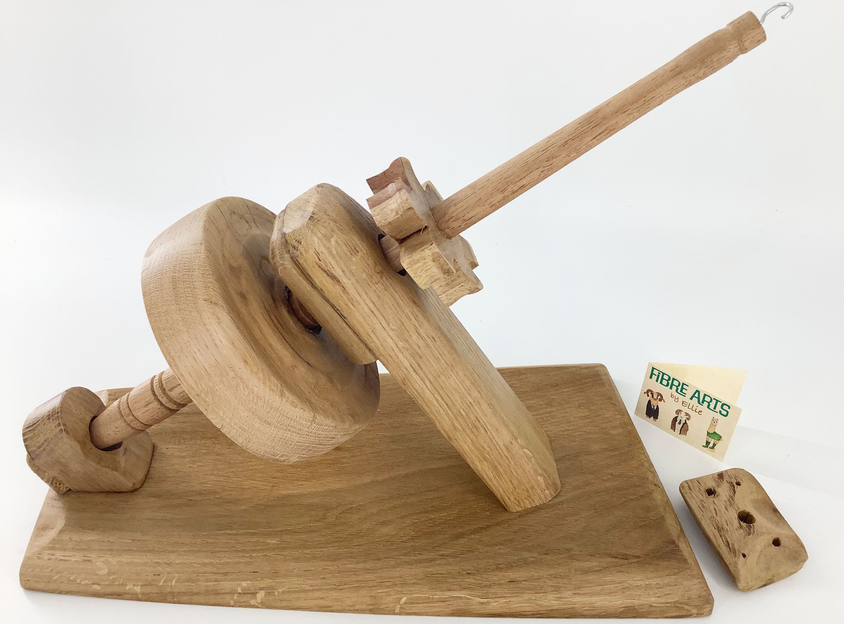 Kick Spindle in Chunky Aged Rustic English Oak - Etsy