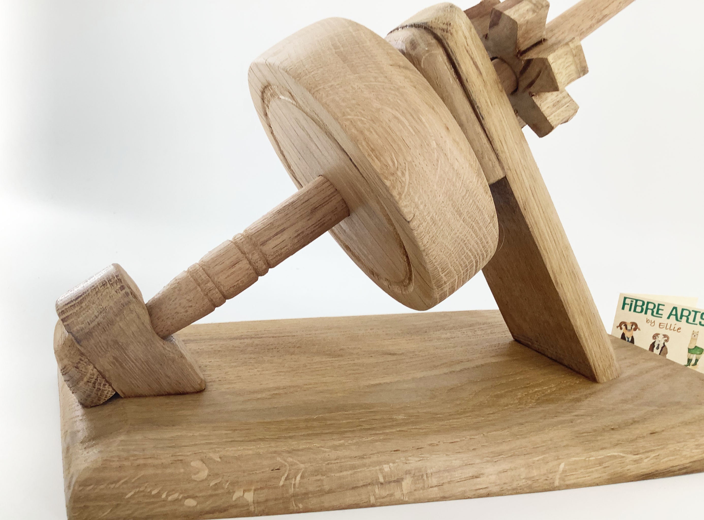 Kick Spindle in Chunky Aged Rustic English Oak - Etsy