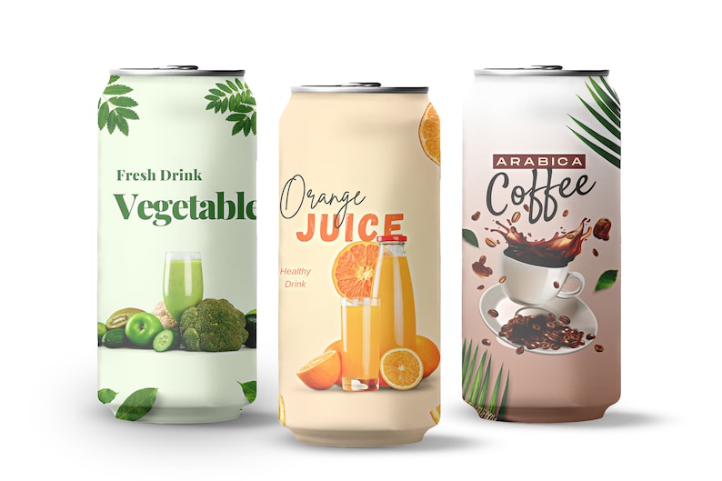 Customizable Drink Can Canva Mockup Sublimation for Your Unique Soda ...