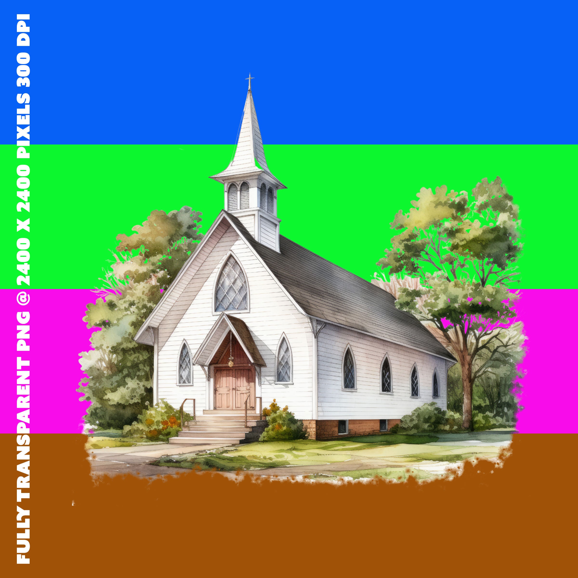 African American Clipart of Beautiful Black Churches. Devotional Black Churches Reproduced in ...