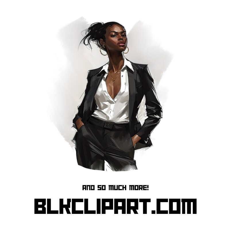 Clipart of Black Business Women. African American Clipart. Black ...