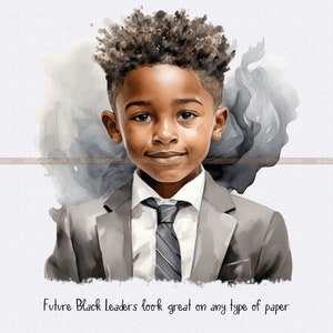 African American Clipart of Inspiring Young Black Leaders. Very ...