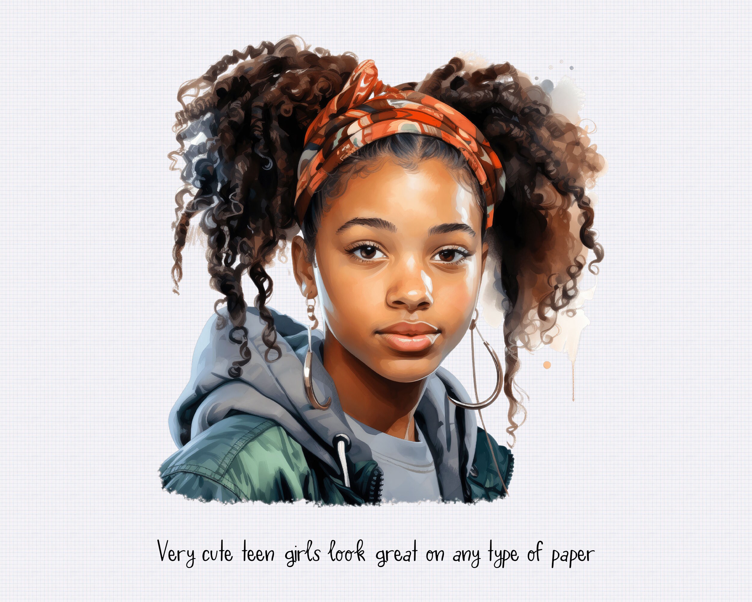 Black Girl Magic Watercolor Clipart Set African American - Etsy