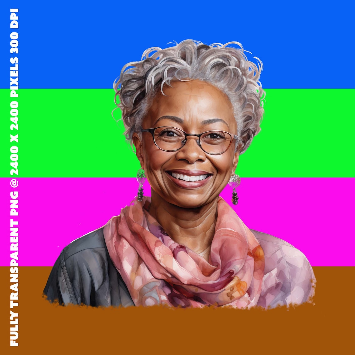 African American Clipart of Beautiful Senior Black Women. Black Clipart, Seniors Clipart ...