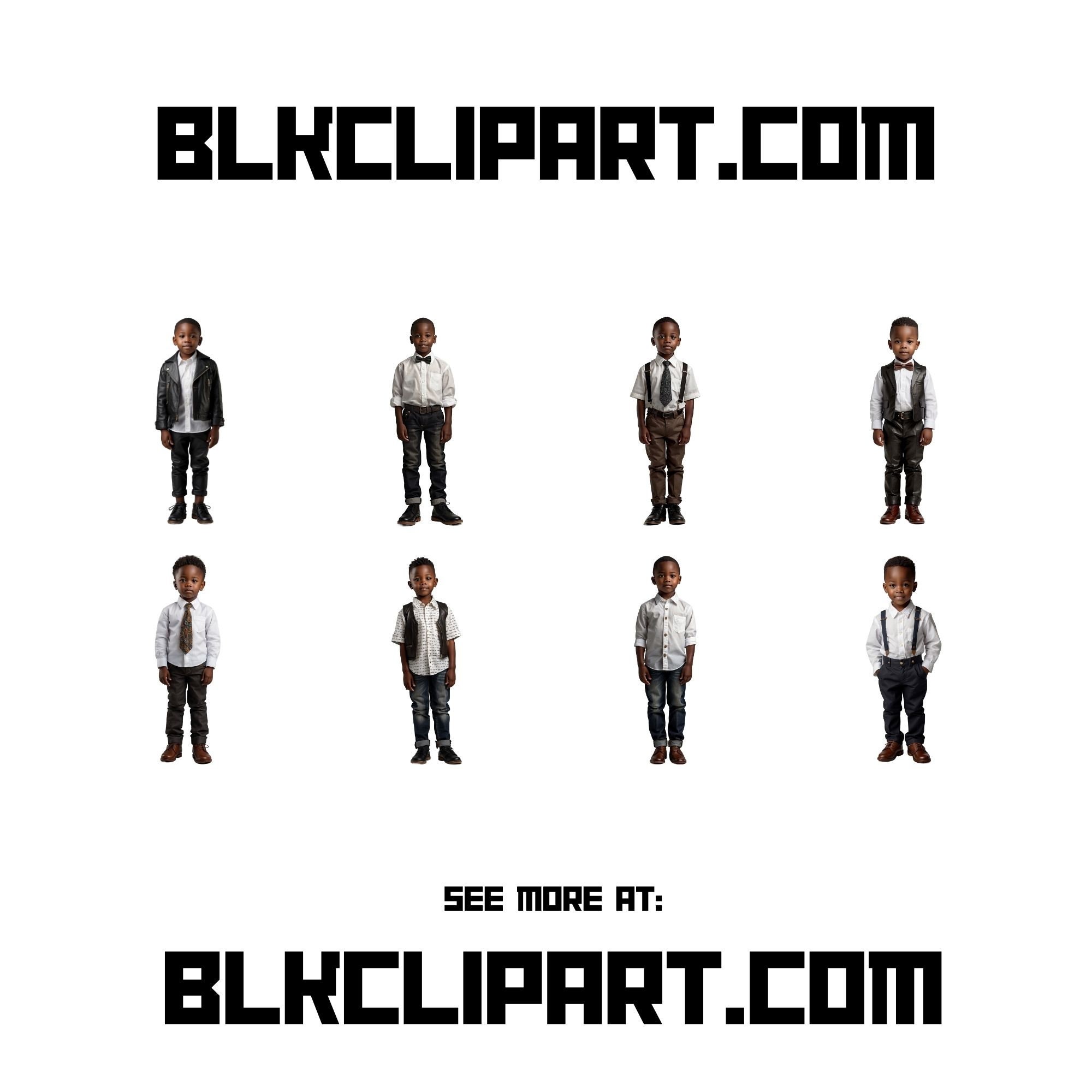African American Clipart of Cute Young Boys. Clip Art Images, POD ...