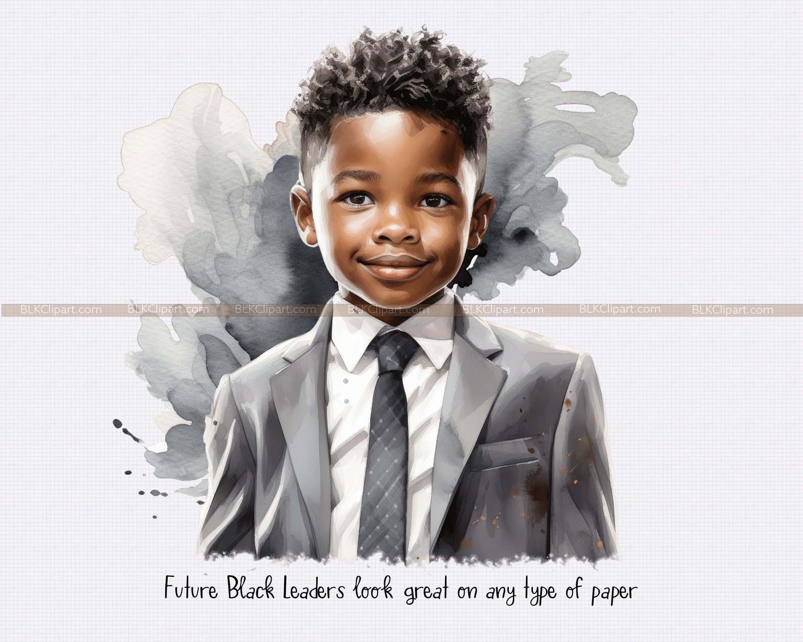 African American Clipart of Inspiring Young Black Leaders. Very ...