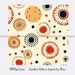 African Circular Fabric Patterns: Contemporary Heritage (digital Paper ...