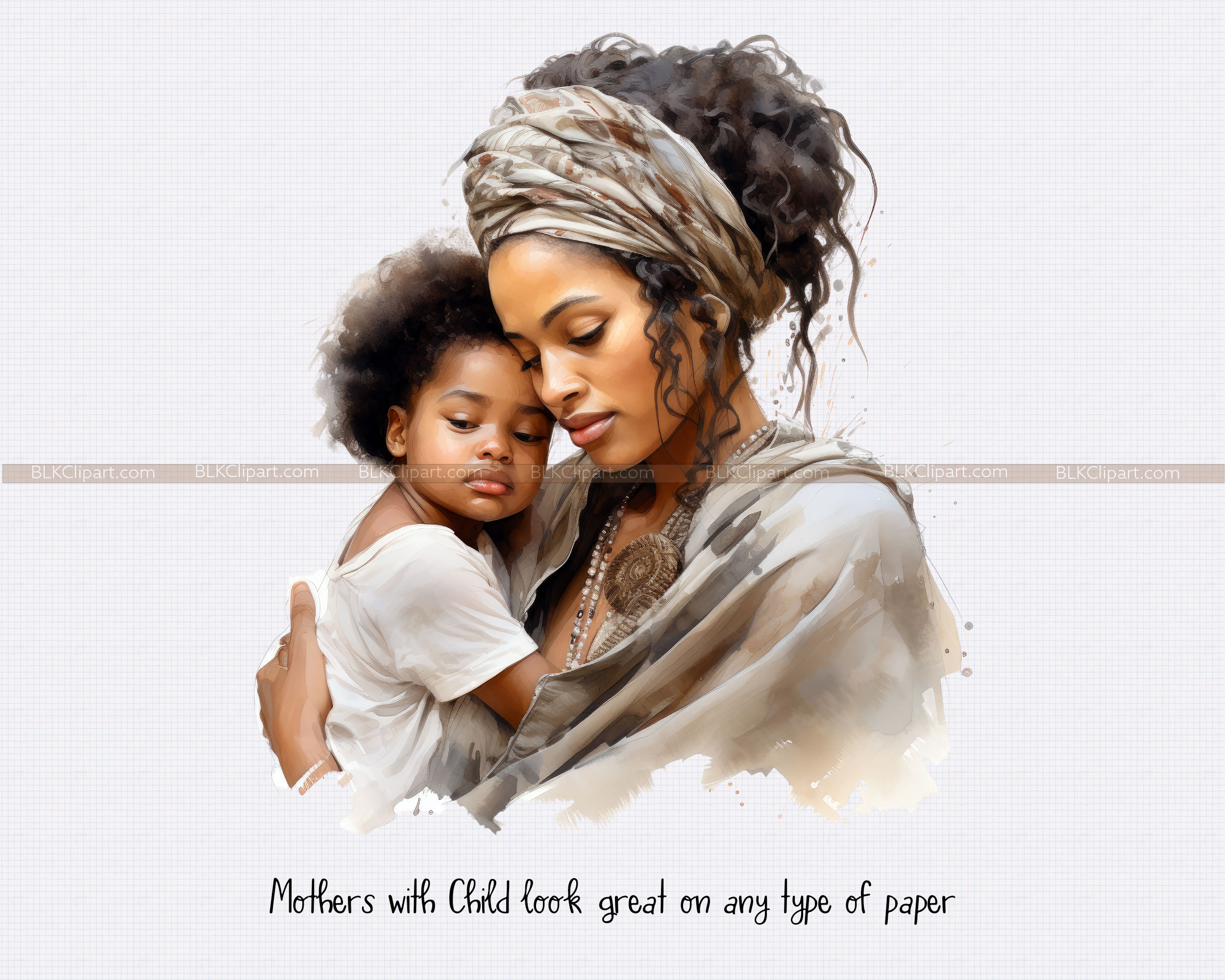 African American Clipart of a Mother Holding Her Infant Child ...