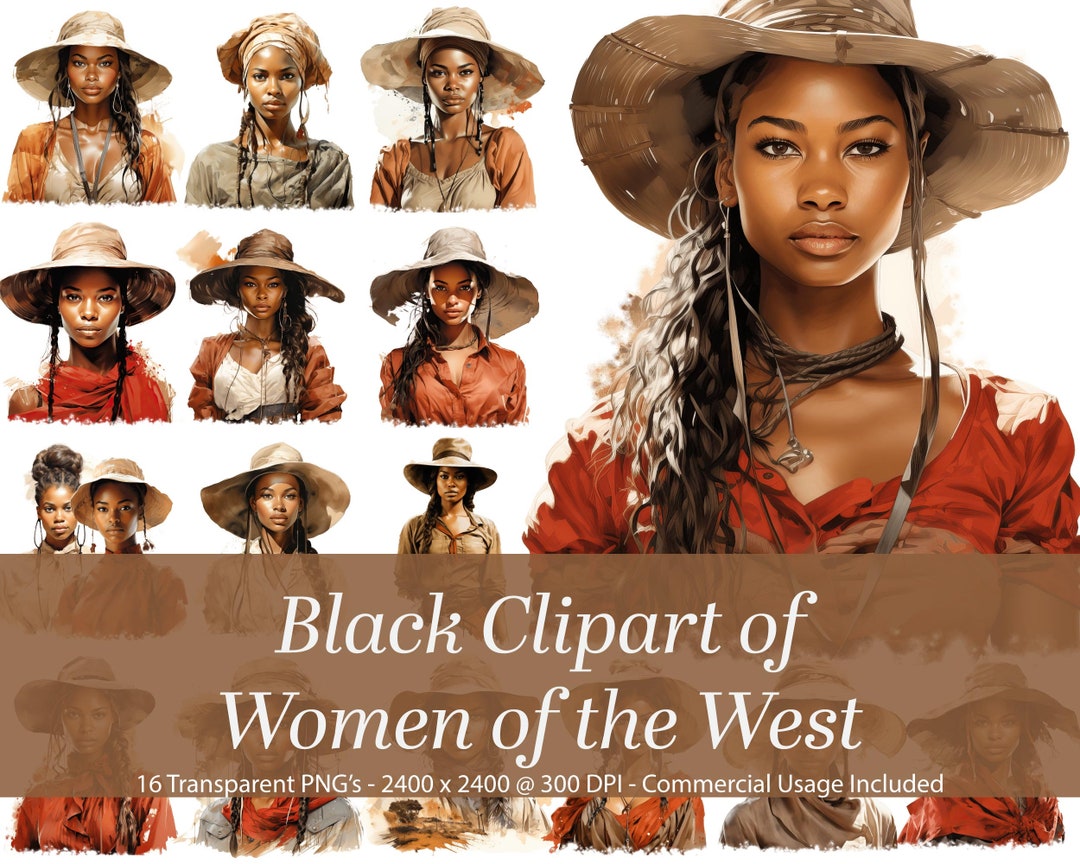 Beautiful African American Pioneer Women. African American Clipart ...
