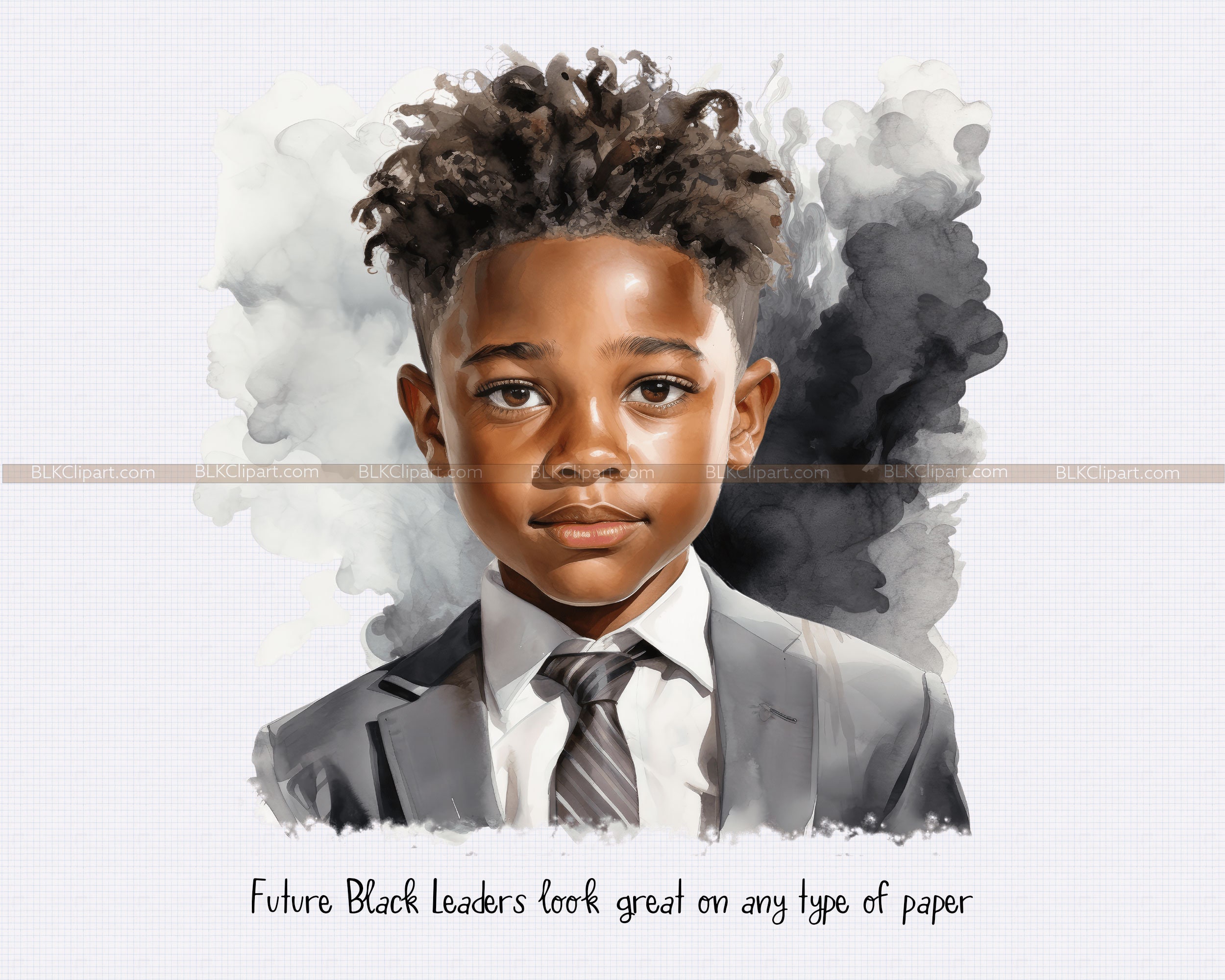 African American Clipart of Inspiring Young Black Leaders. Very ...